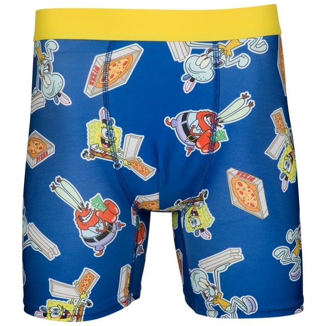 SpongeBob SquarePants Krusty Krab Pizza Boxer Briefs in Pizza Box ...