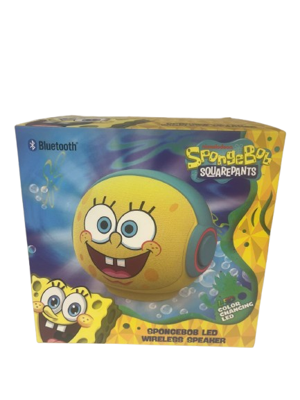 SpongeBob SquarePants LED Wireless Speaker – Bluetooth, Color Changing ...