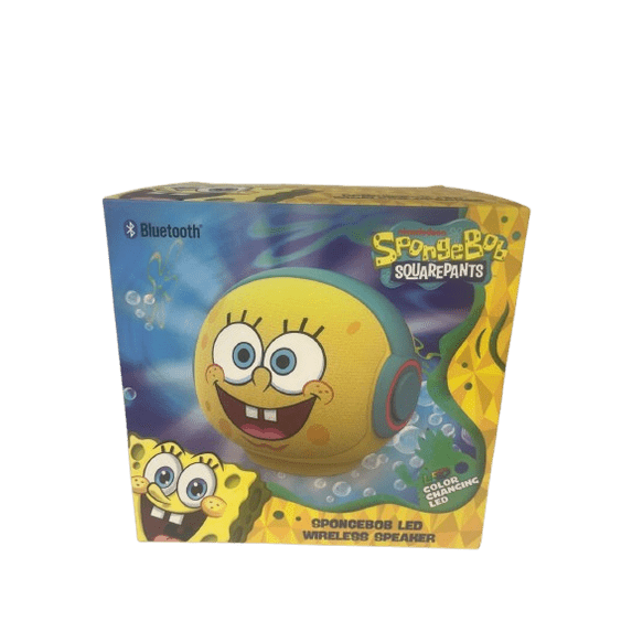SpongeBob SquarePants LED Wireless Speaker – Bluetooth, Color Changing ...