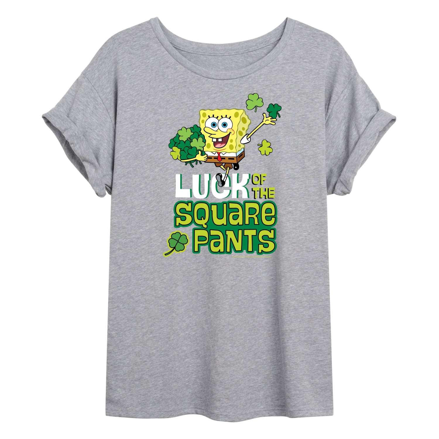 SpongeBob SquarePants - Luck Of The Square Pants - Juniors Ideal Flowy ...