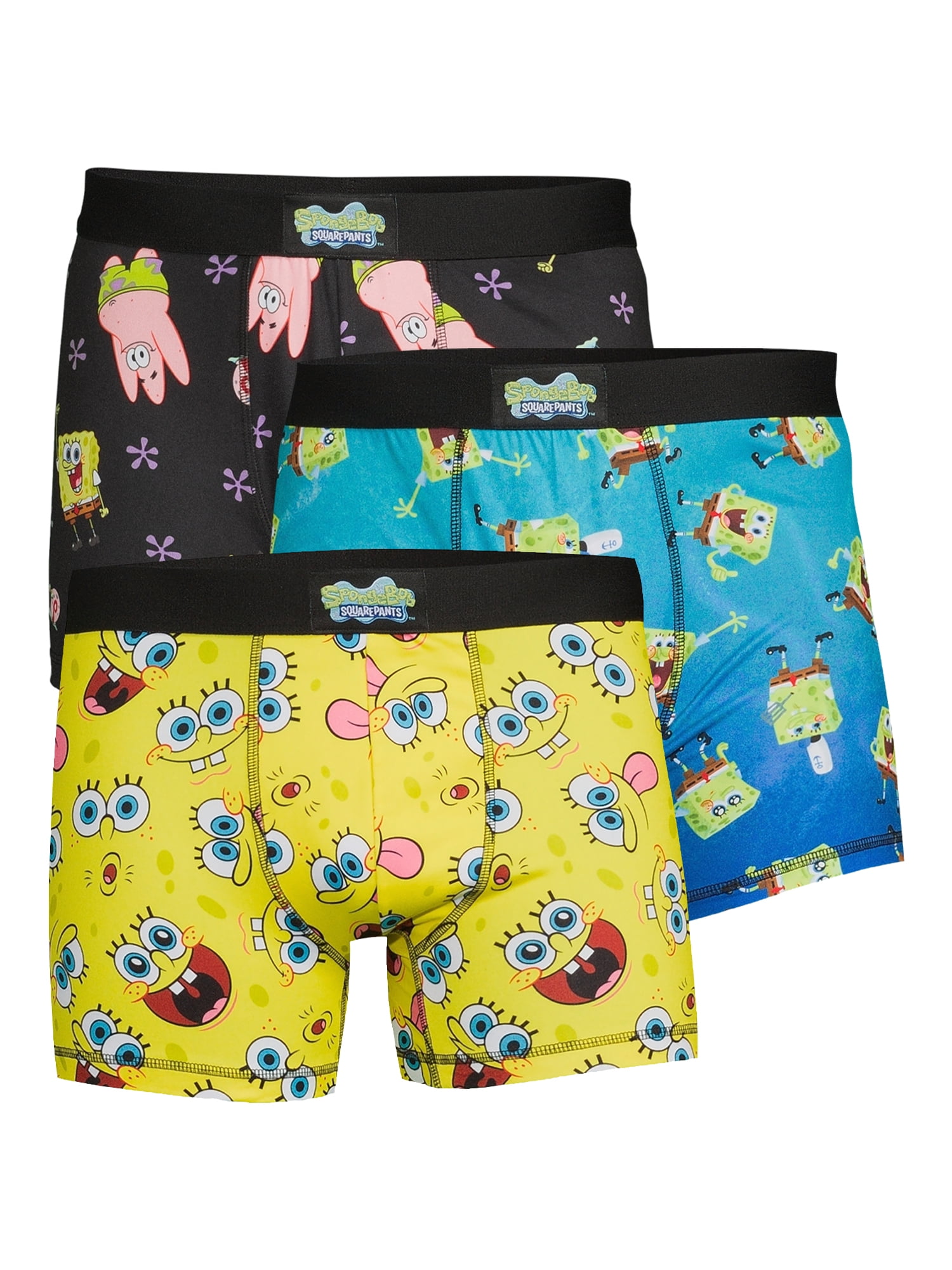 Spongebob 3 Pack Boys Briefs