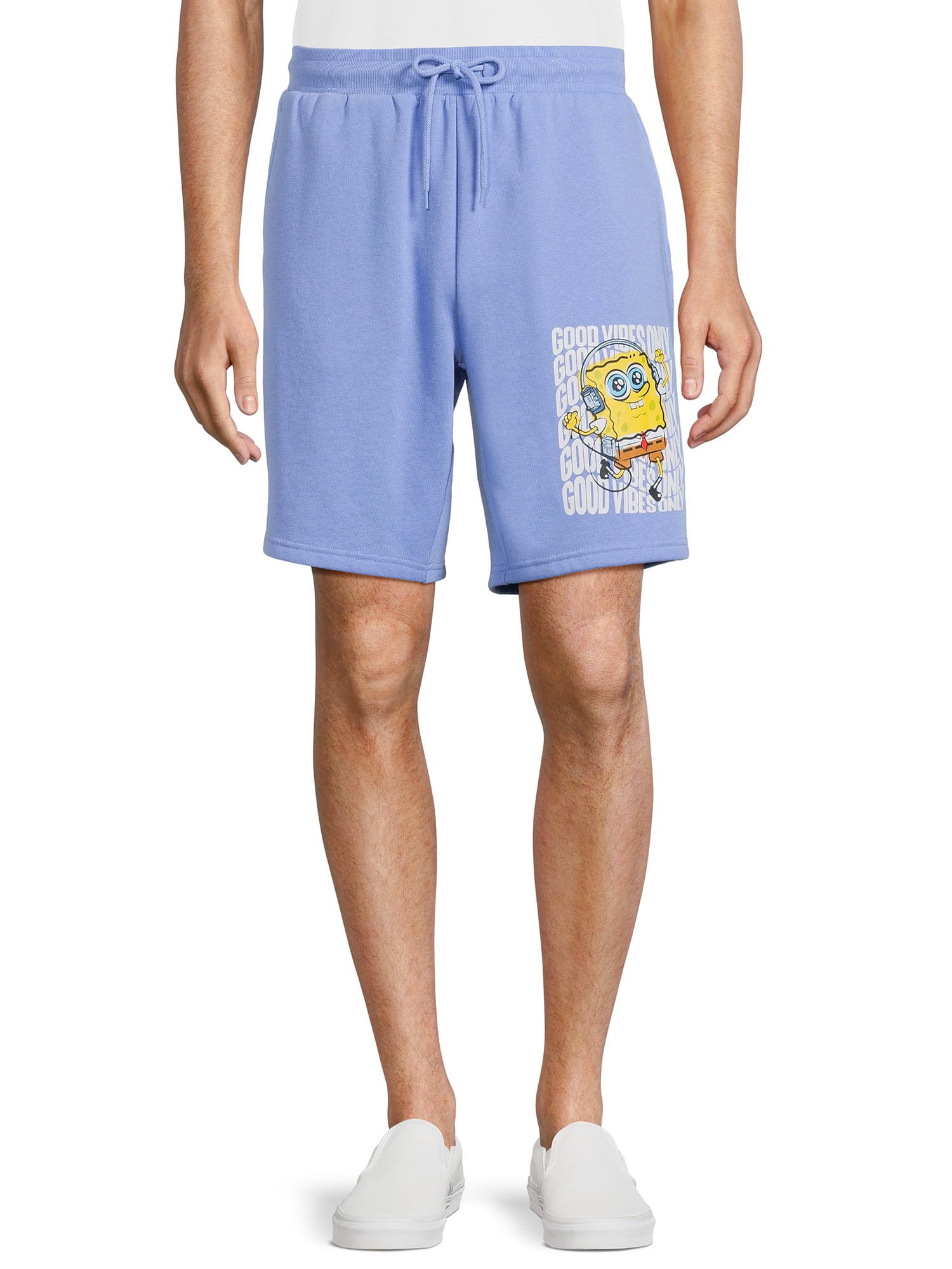 SpongeBob SquarePants Men’s Graphic 9” Jogger Shorts, Sizes S-3XL ...