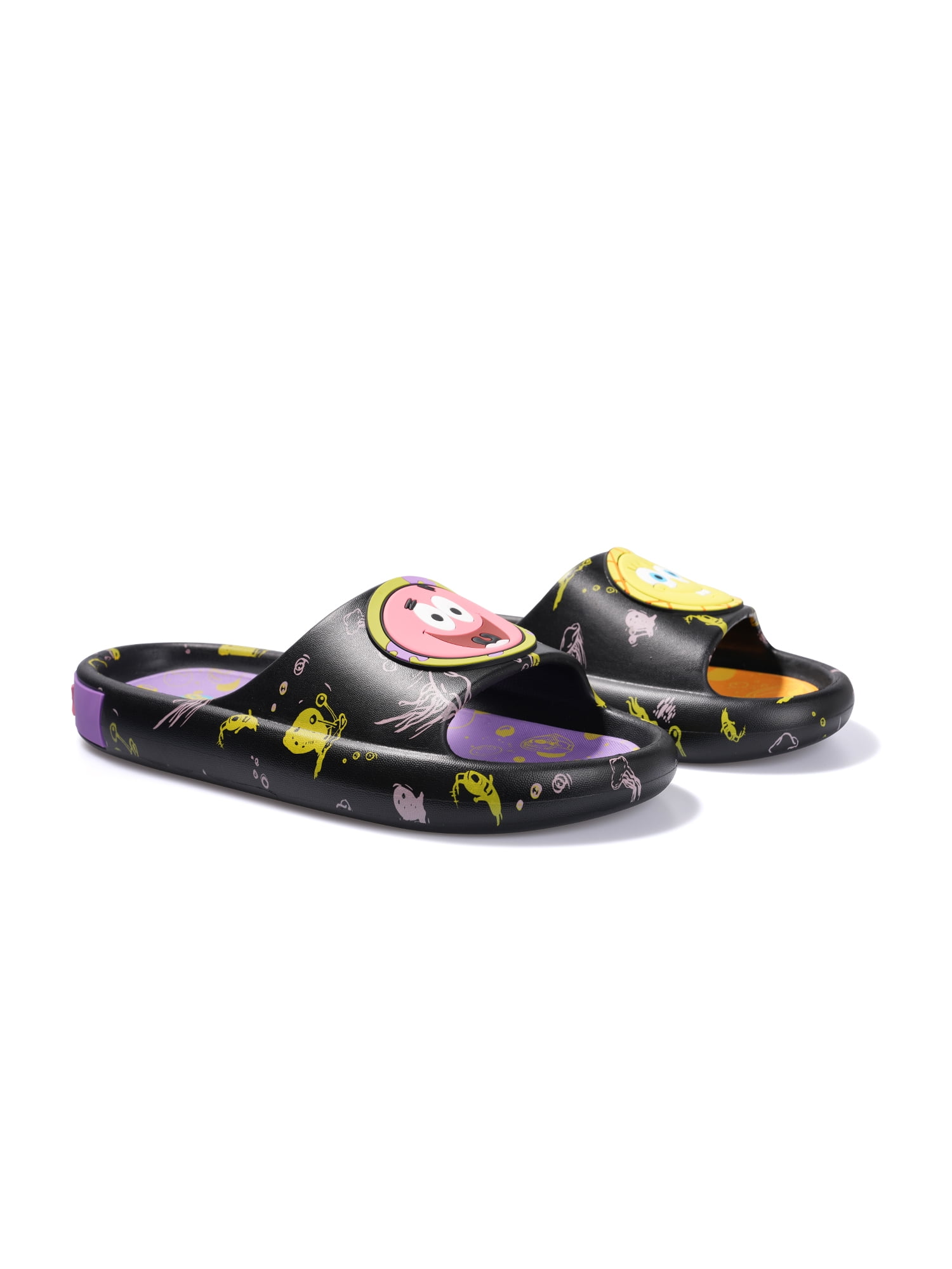 SpongeBob SquarePants Men’s Slide Sandals - Walmart.com