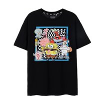 SpongeBob Squarepants 100% Cotton Character Apparel Adult T-Shirt ...