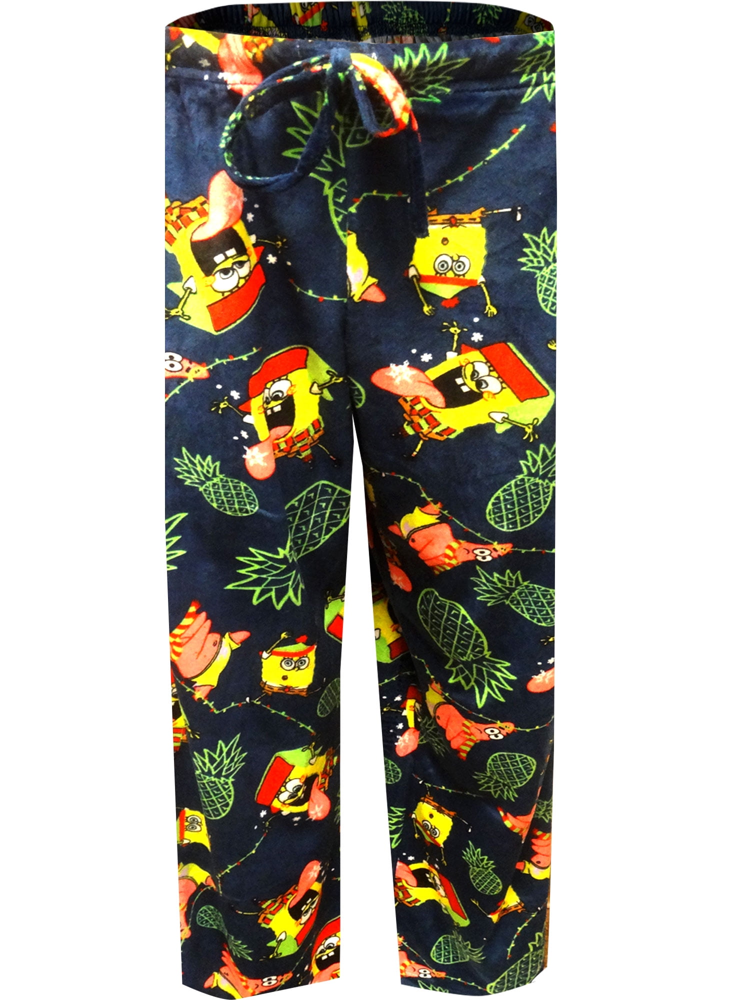SpongeBob SquarePants Mens SpongeBob and Patrick Christmas Fun Silky ...