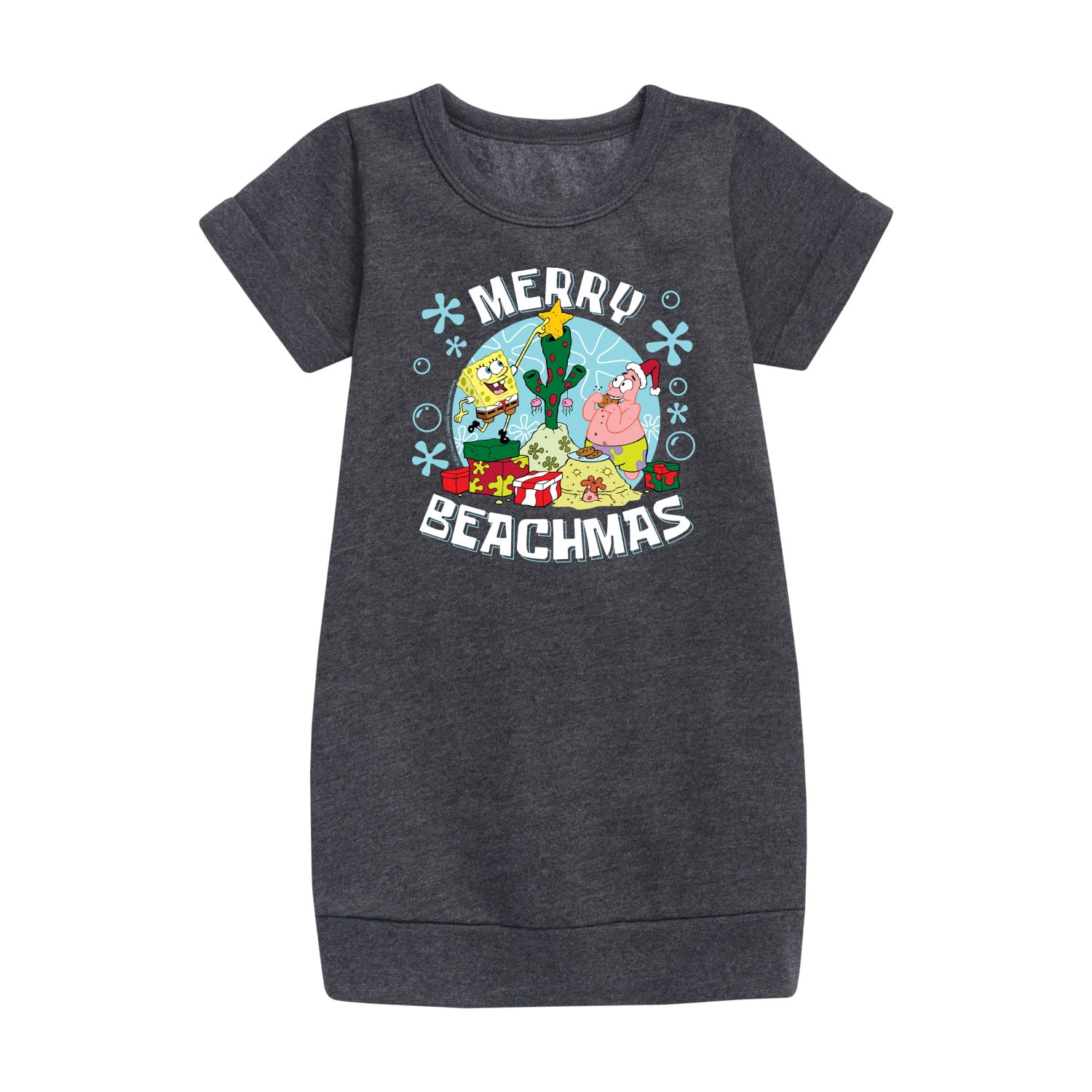 SpongeBob SquarePants - Merry Beachmas - Toddler And Youth Girls Fleece ...