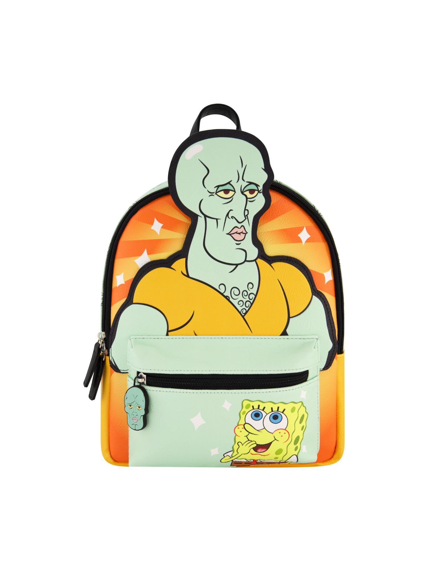 SpongeBob SquarePants Mini Backpack, Handsome Squidward Small Travel ...