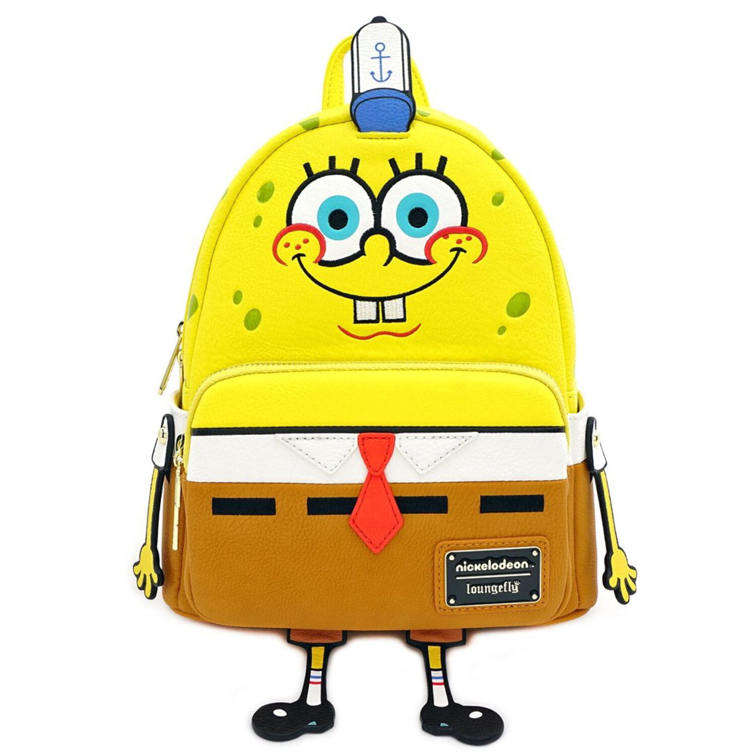 SpongeBob SquarePants Mini Faux Leather Backpack Loungefly - Walmart.com