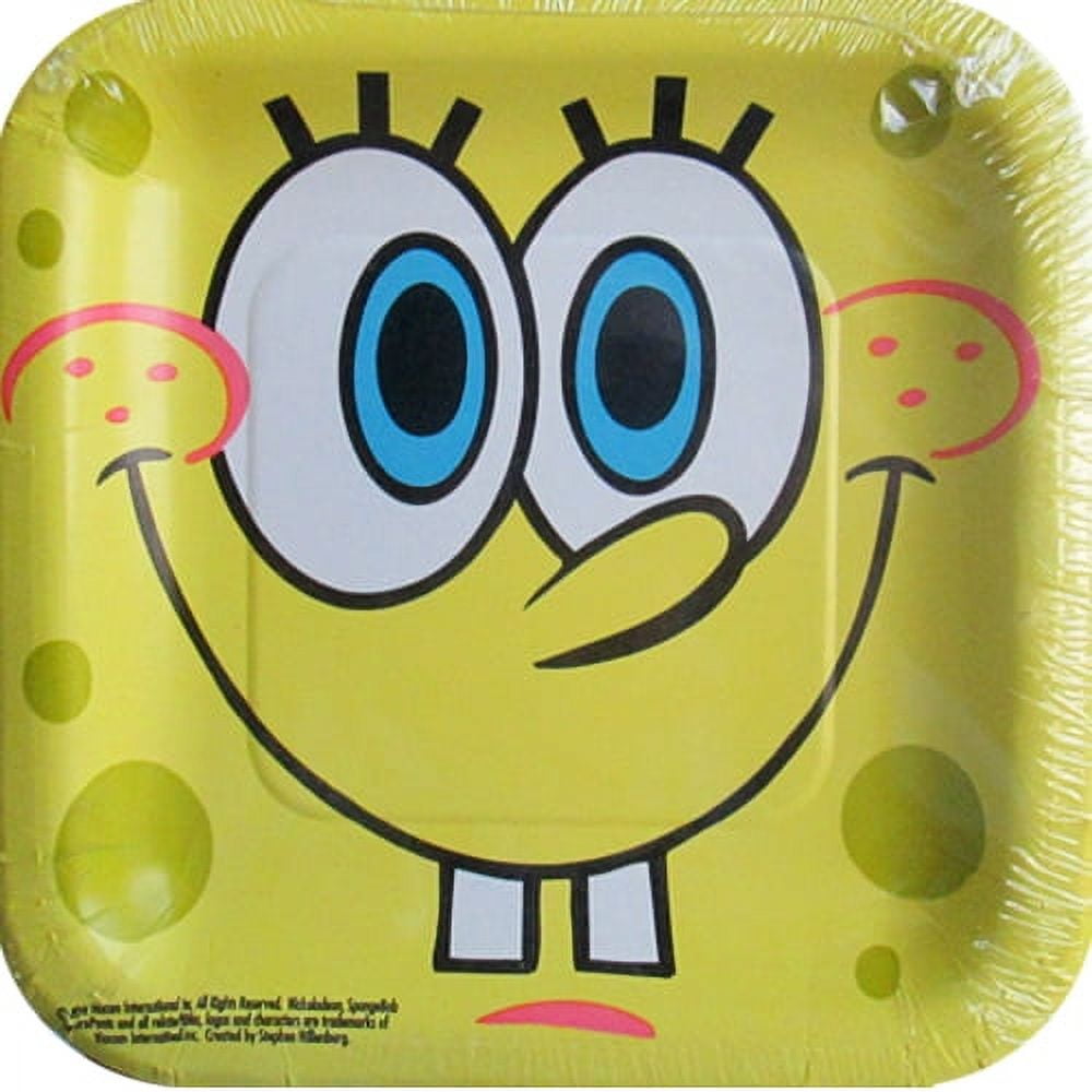 SpongeBob SquarePants 'Moods' Small Paper Plates (8ct) - Walmart.com