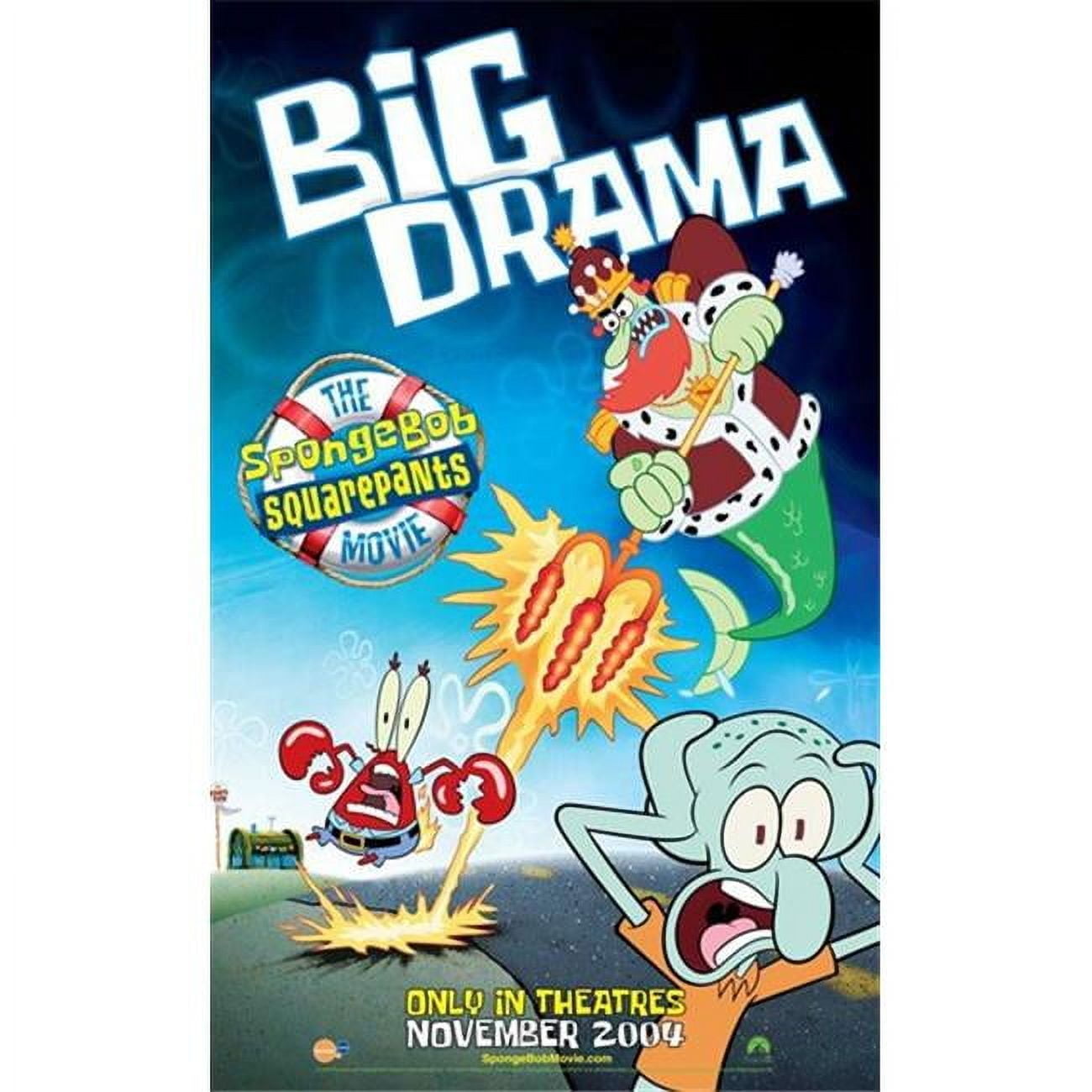 SpongeBob SquarePants Movie Poster - 11 x 17 - Walmart.com