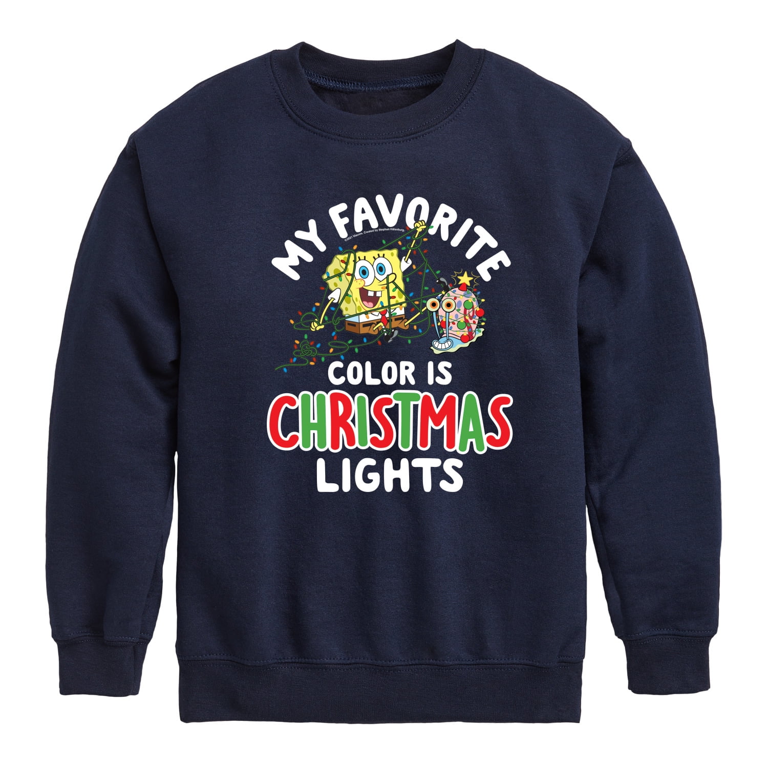 SpongeBob SquarePants - My Favorite Color Is Christmas Lights - Toddler ...