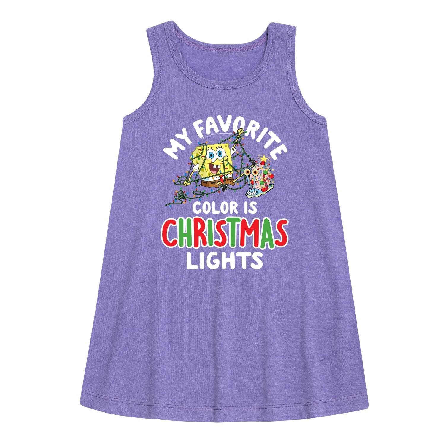 SpongeBob SquarePants - My Favorite Color Is Christmas Lights - Toddler ...