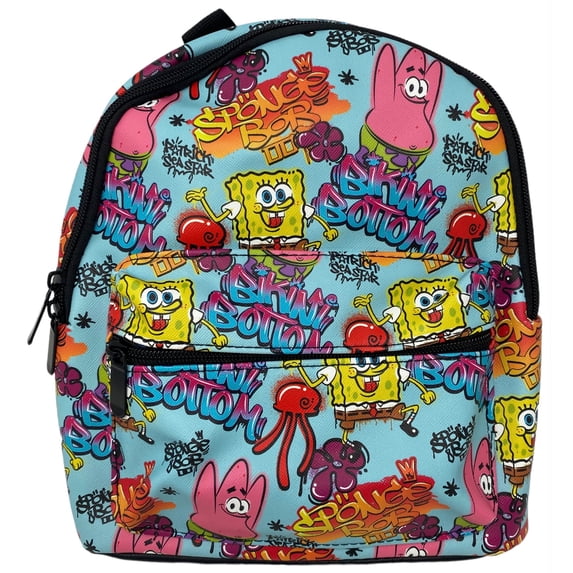 SpongeBob SquarePants Nickelodeon Characters Group Faux Leather Mini ...