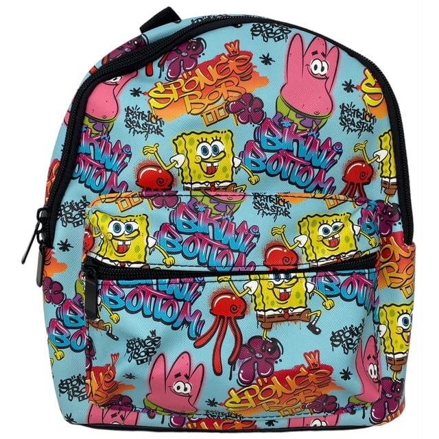 SpongeBob SquarePants Nickelodeon Characters Group Faux Leather Mini ...