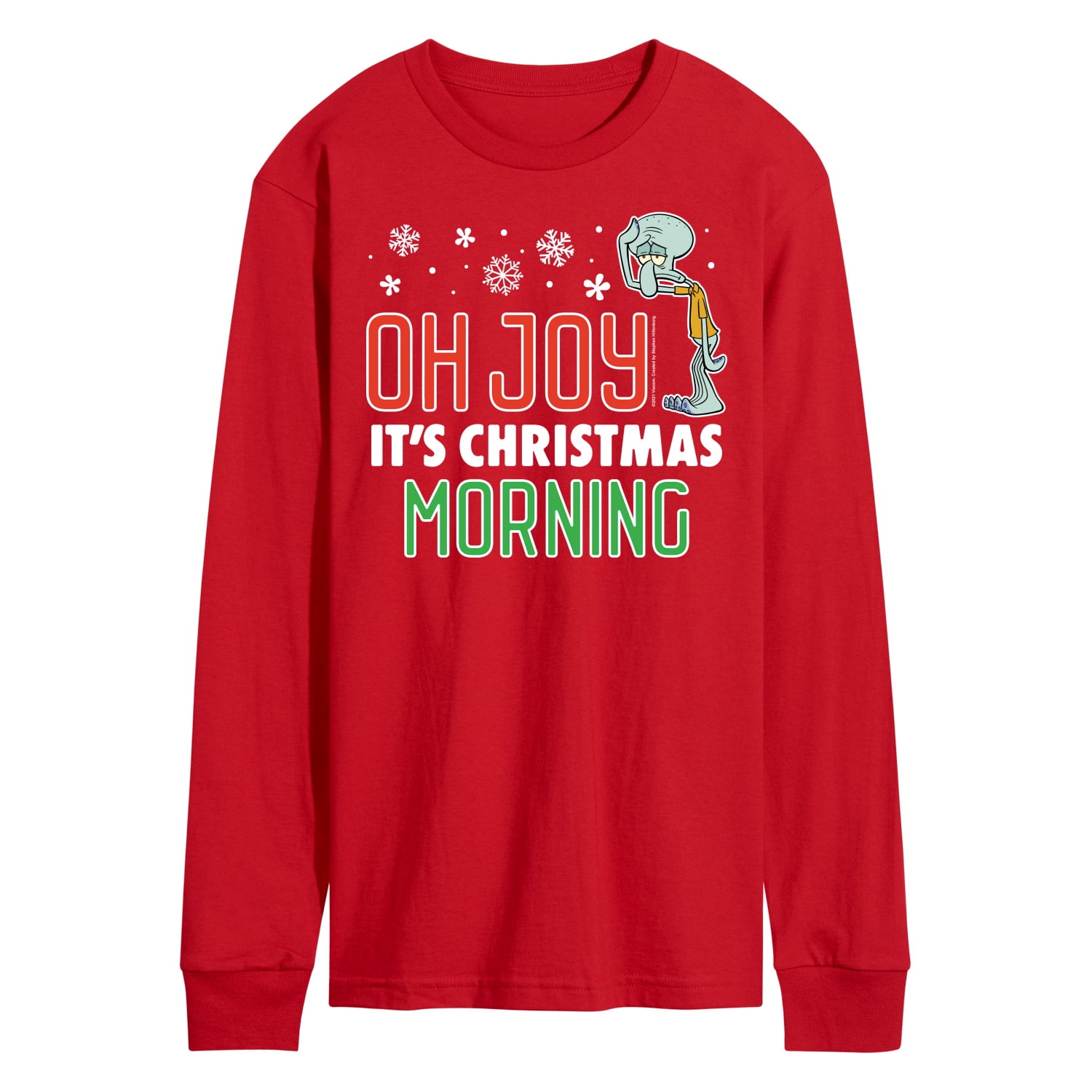 SpongeBob SquarePants - Oh Joy It's Christmas Morning - Men's Long ...