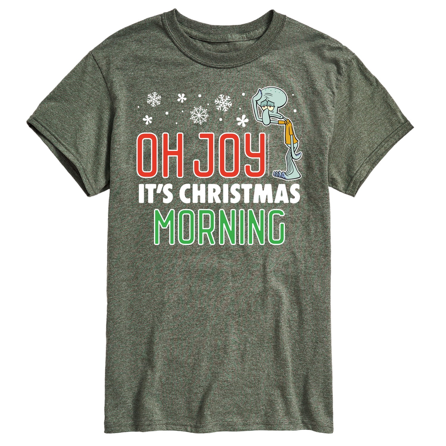SpongeBob SquarePants - Oh Joy It's Christmas Morning Squidward - Men's ...