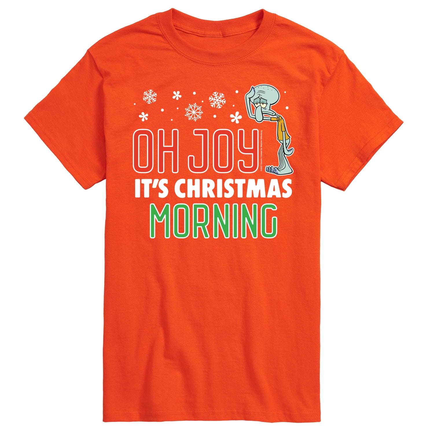 SpongeBob SquarePants - Oh Joy It's Christmas Morning Squidward - Men's ...