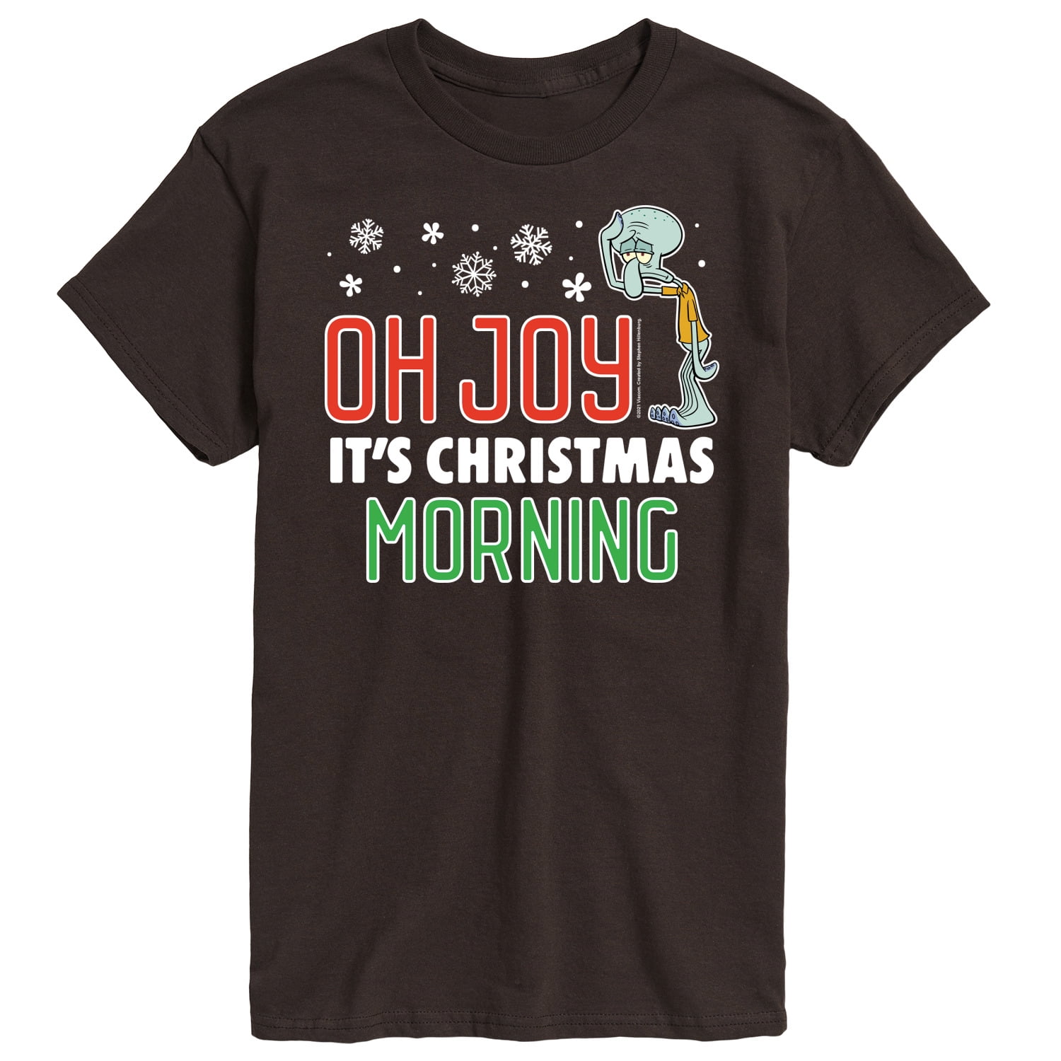 SpongeBob SquarePants - Oh Joy It's Christmas Morning Squidward - Men's ...