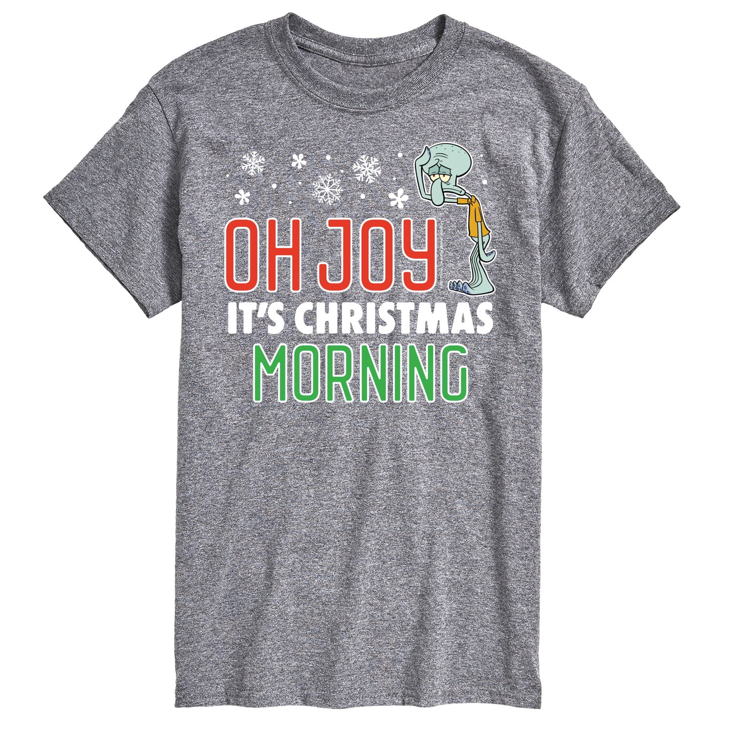 SpongeBob SquarePants - Oh Joy It's Christmas Morning Squidward - Men's ...