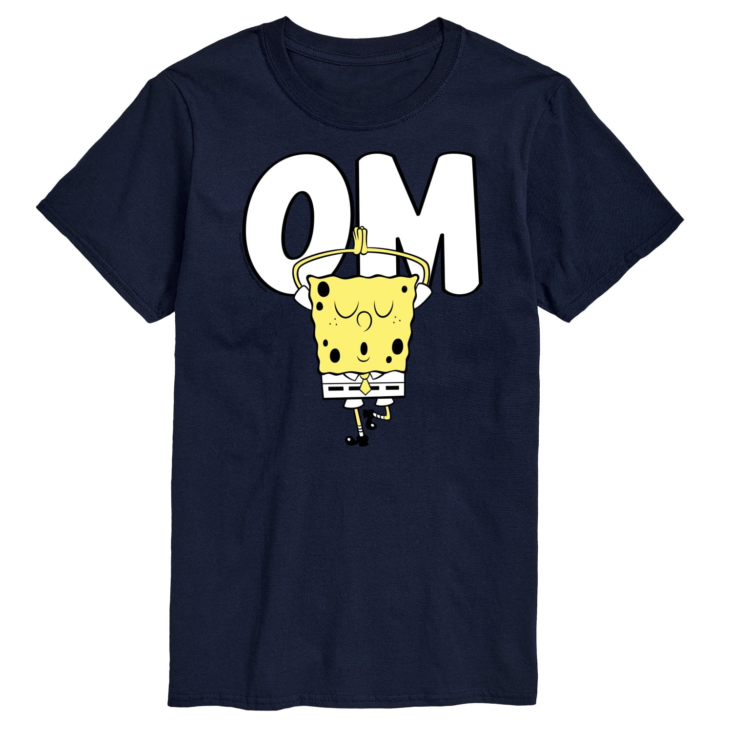 SpongeBob SquarePants - Om Yoga Spongebob - Men's Short Sleeve Graphic ...