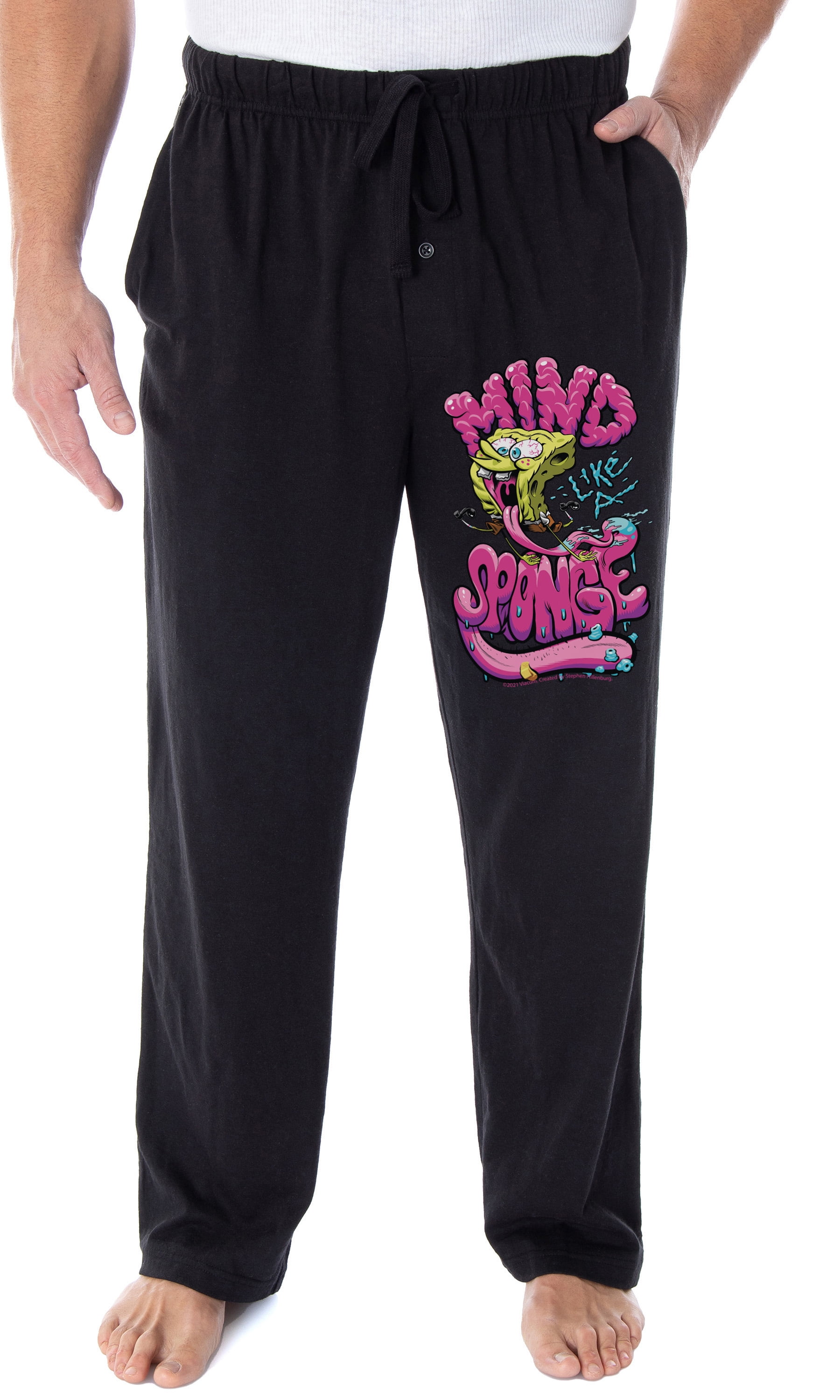 SpongeBob SquarePants Pajama Pants Men's Mind Like A Sponge Lounge ...