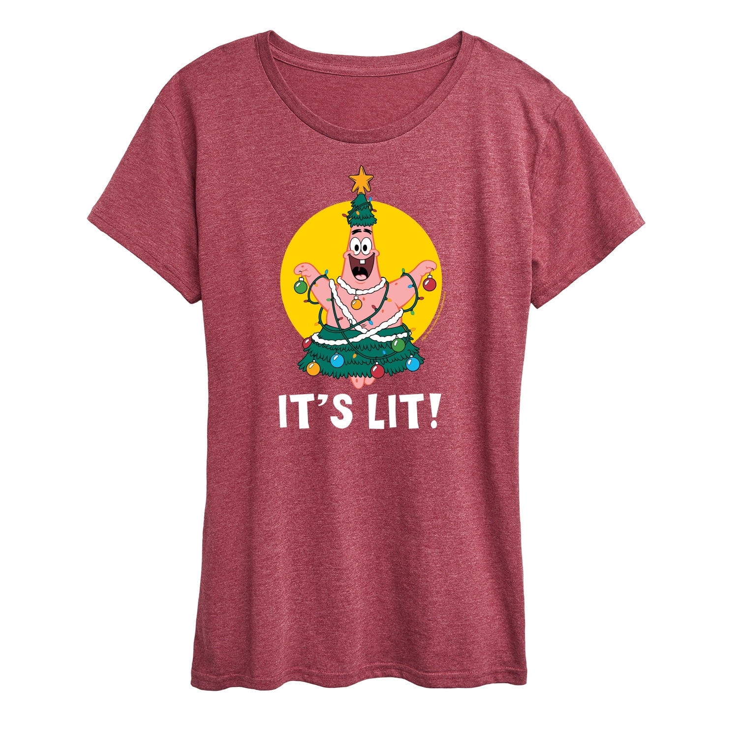 SpongeBob SquarePants - Patrick It's Lit - Women's Lightweight French ...