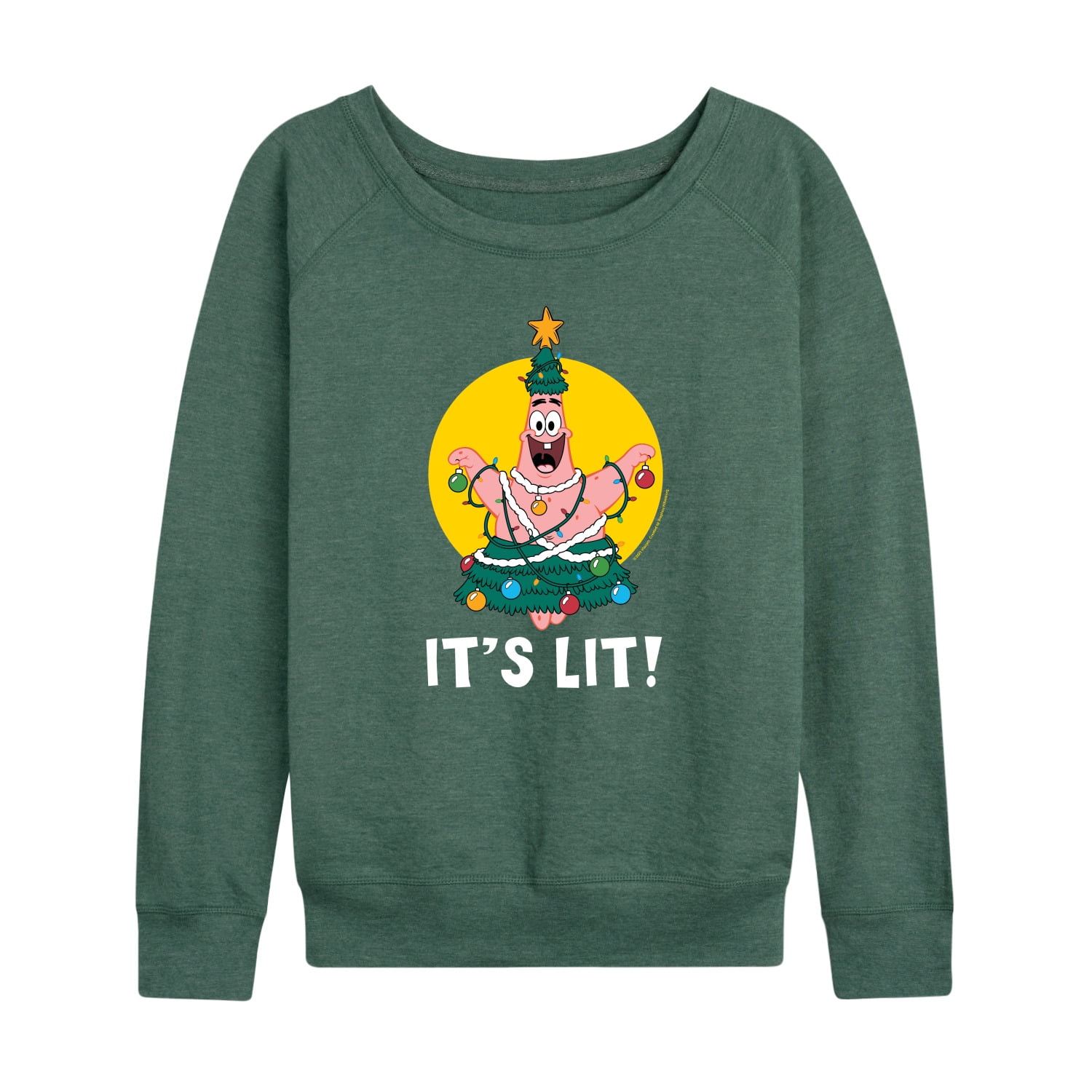 SpongeBob SquarePants - Patrick It's Lit - Women's Lightweight French ...