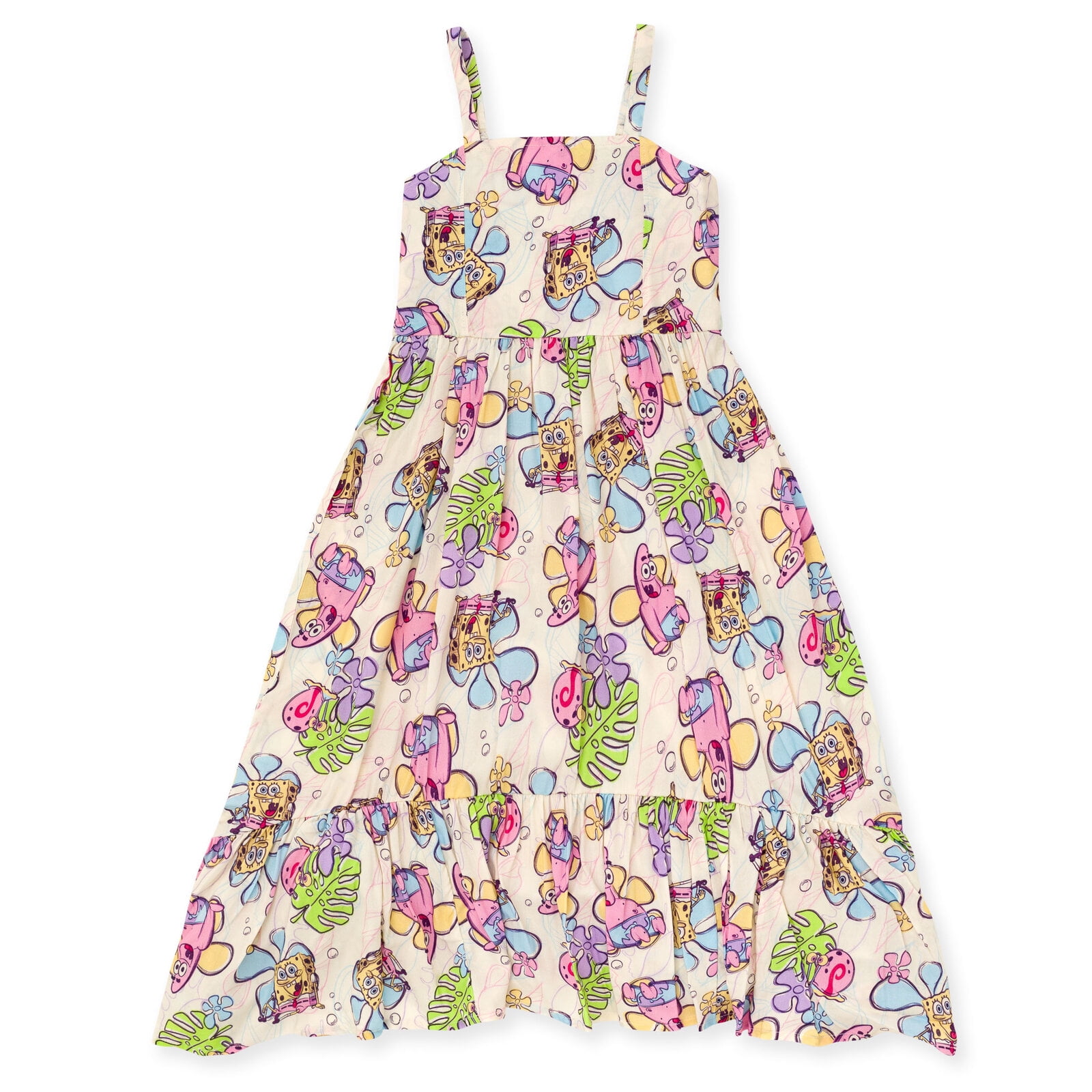 SpongeBob SquarePants Patrick Square Neck Smocked Cami Maxi Dress ...