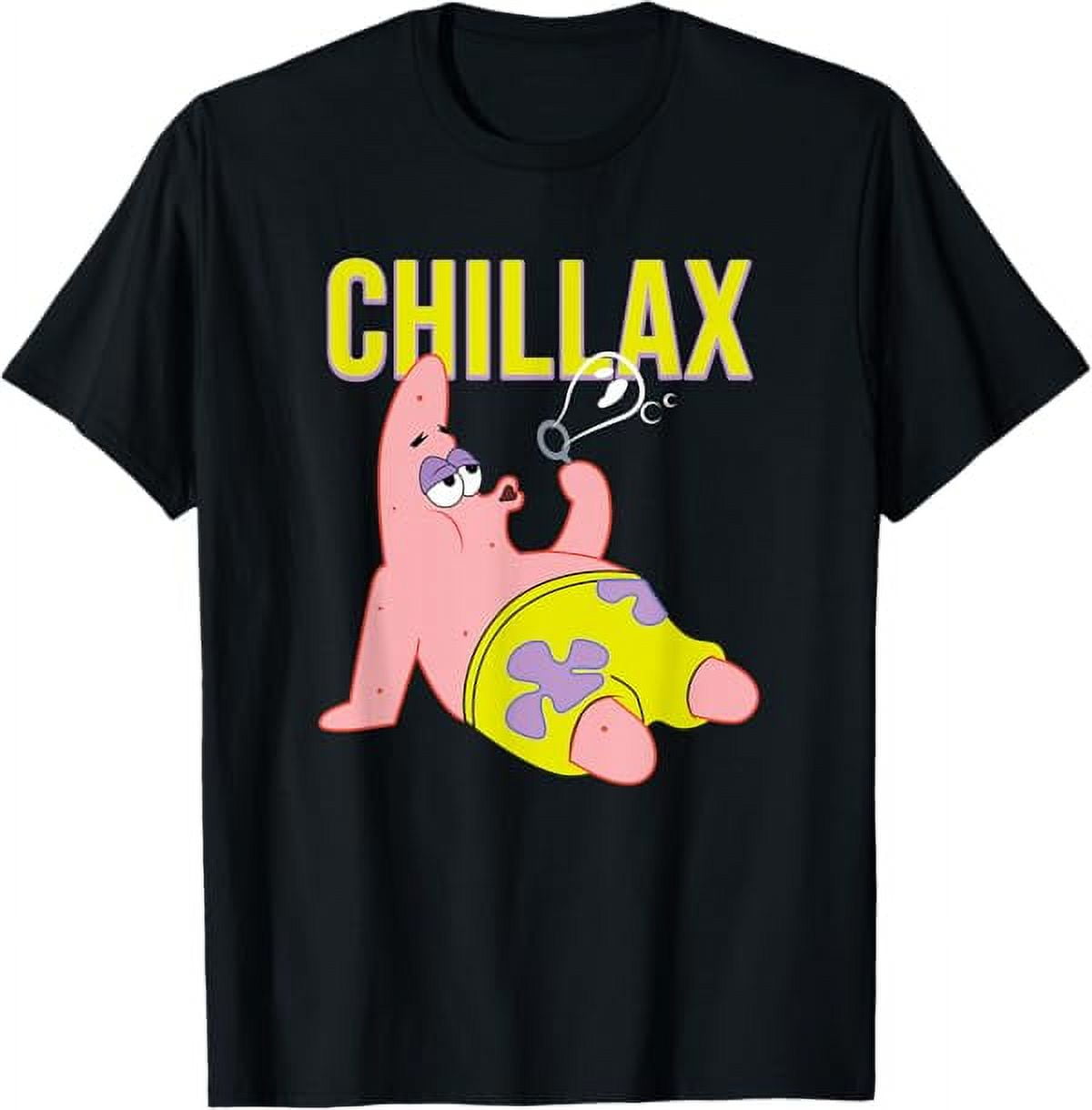 SpongeBob SquarePants - Patrick Star - Chillax T-Shirt - Walmart.com