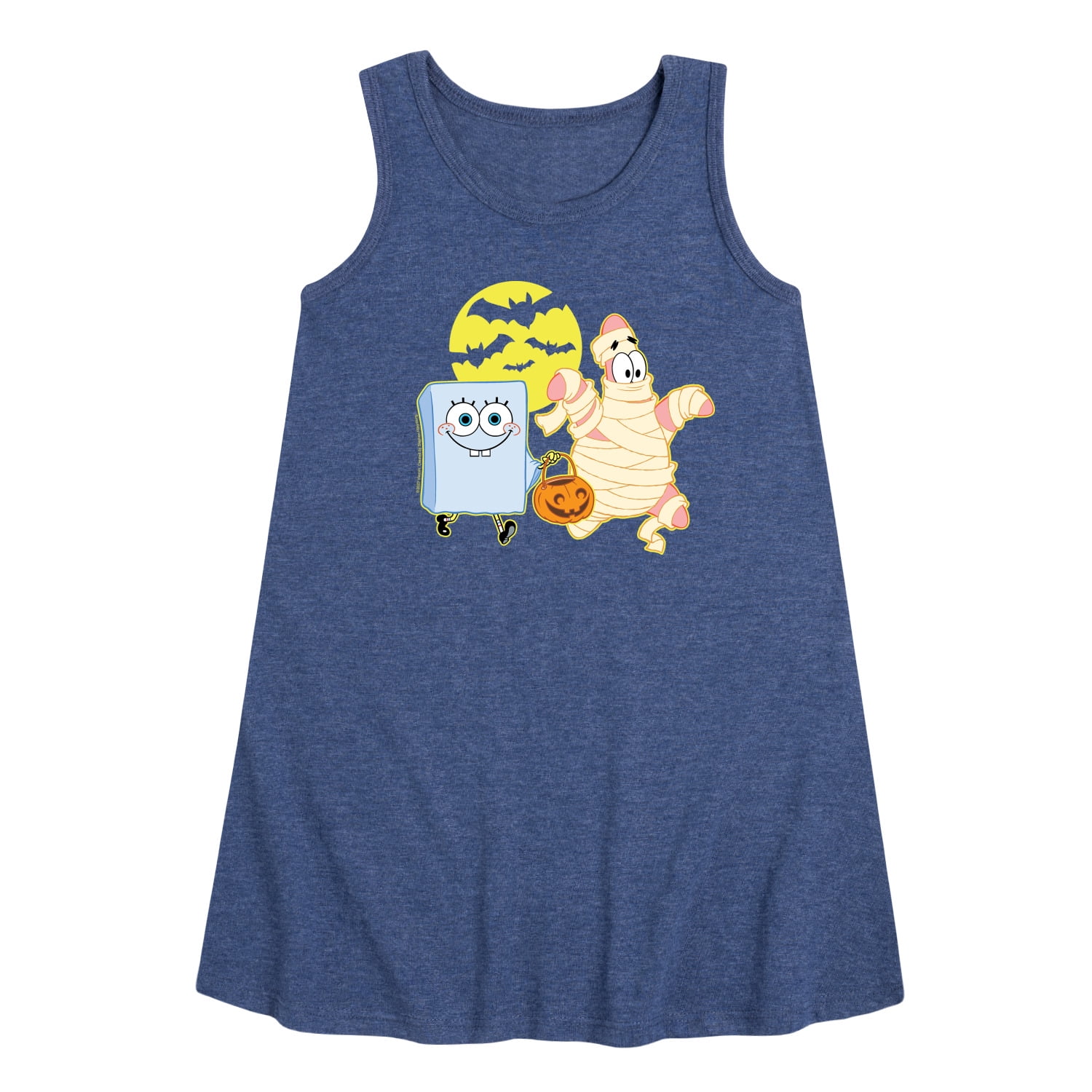 SpongeBob SquarePants - Patrick Trick Or Treating - Girls Aline Dress ...
