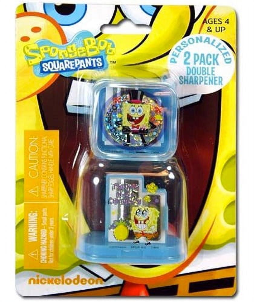 SpongeBob SquarePants Pencil Sharpener - SpongeBob 2 Pack Pencil ...