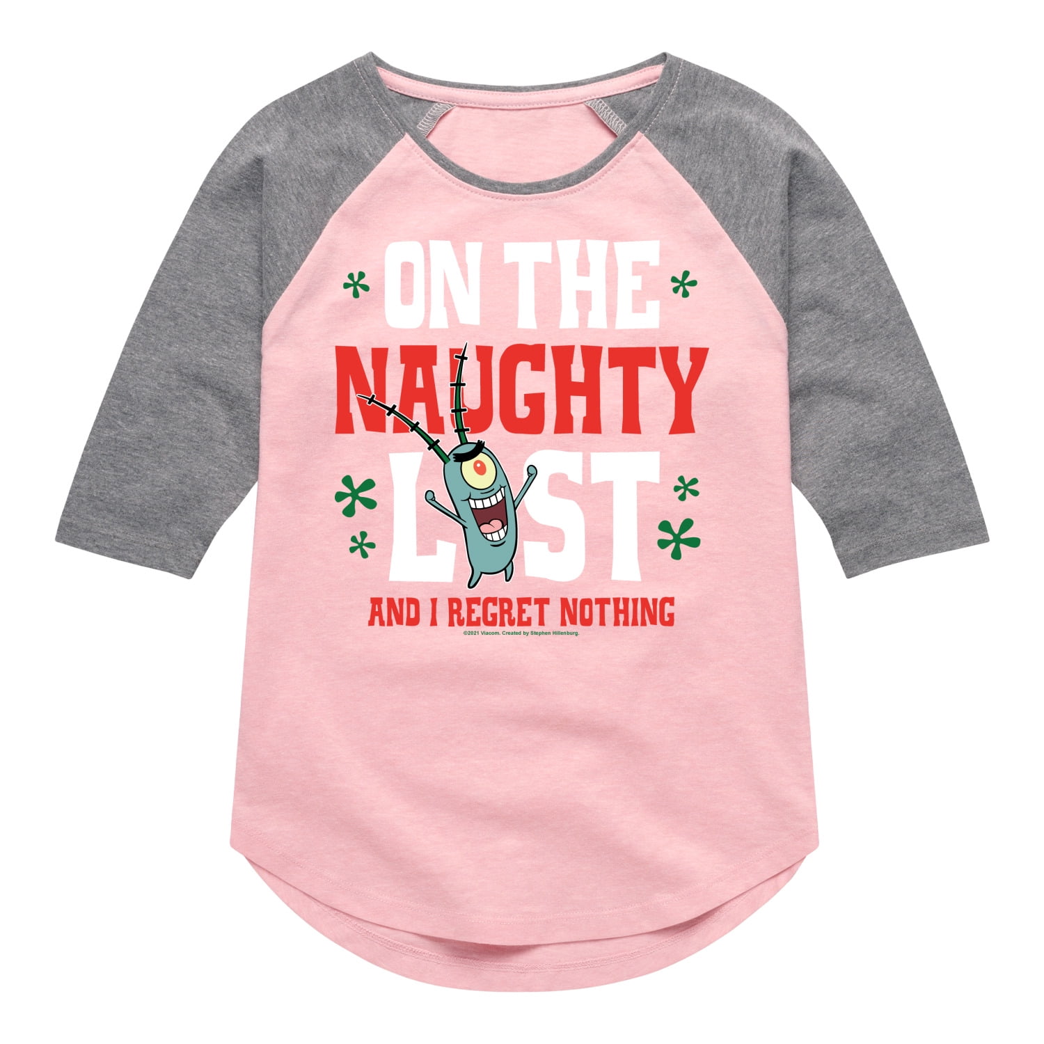 SpongeBob SquarePants - Plankton Naughty List - Toddler And Youth Girls ...