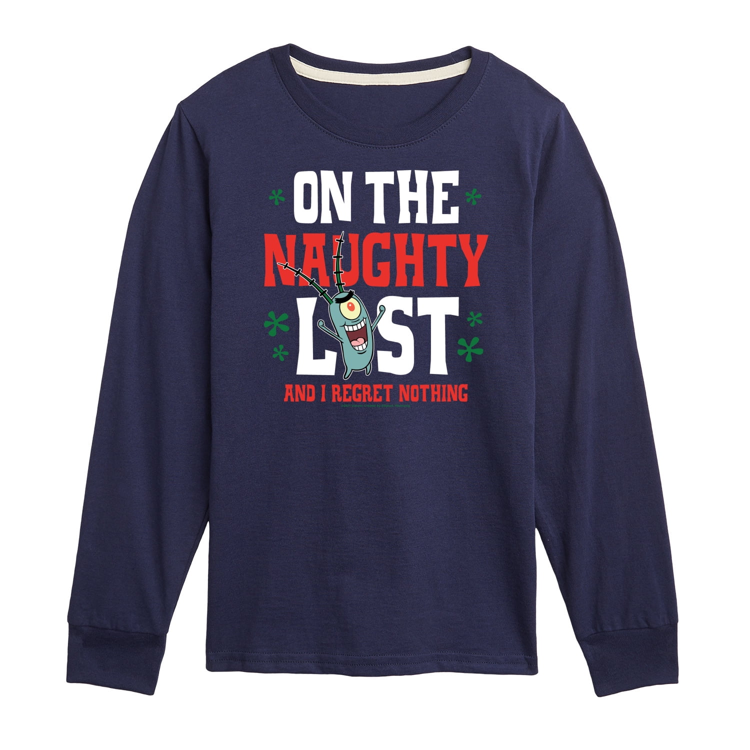 SpongeBob SquarePants - Plankton Naughty List - Toddler And Youth Long ...