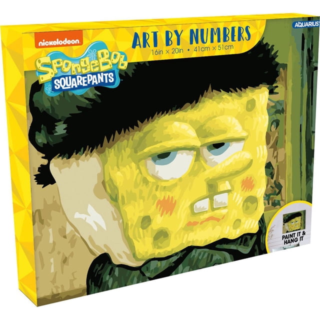 SpongeBob SquarePants Portrait Art by Numbers - Walmart Business Supplies