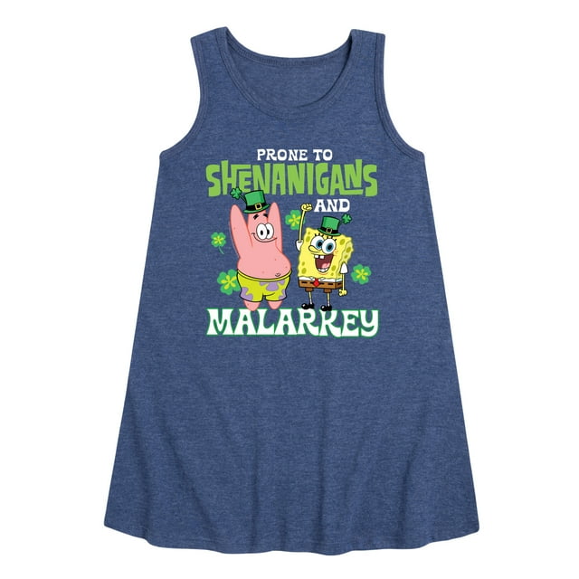 SpongeBob SquarePants - Prone To Shenanigans And Malarkey - Girls Aline ...