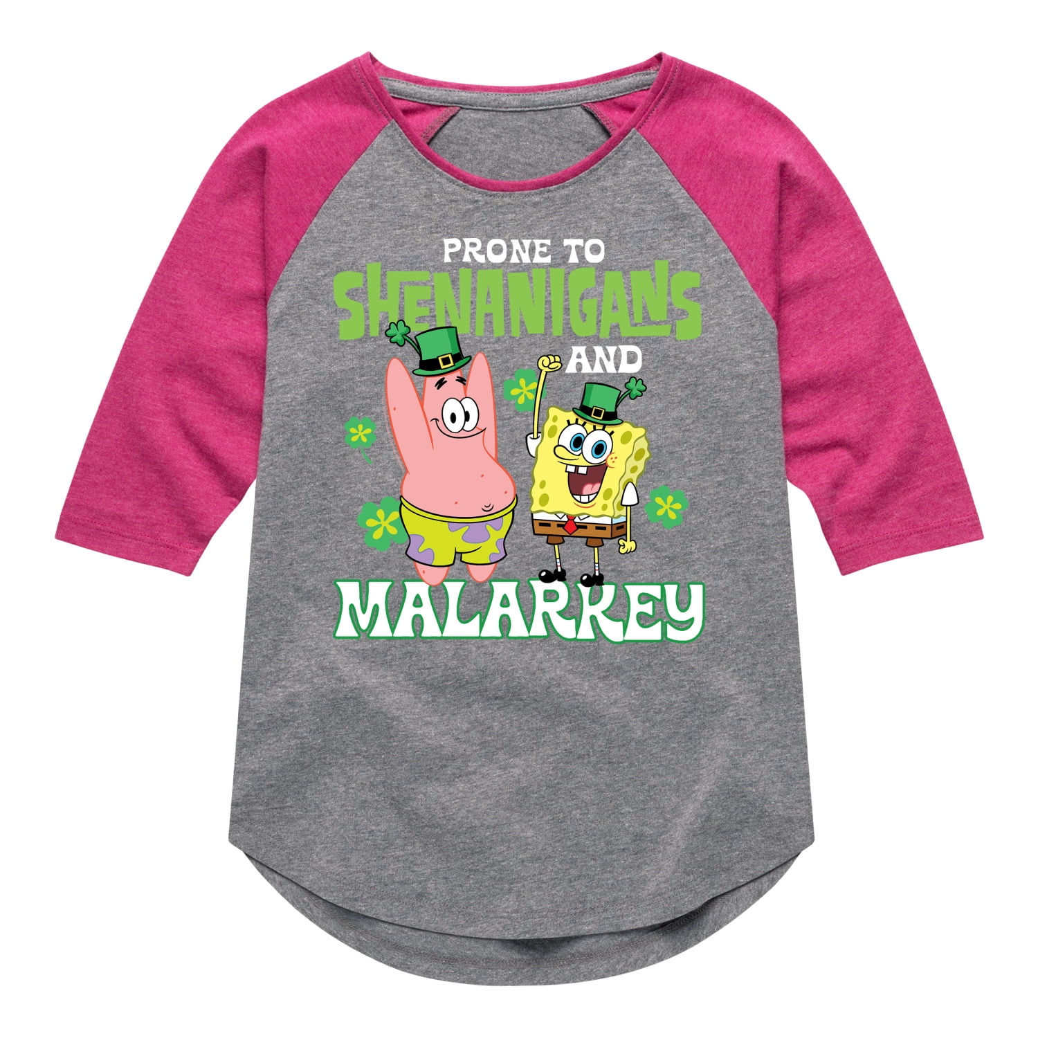 SpongeBob SquarePants - Prone To Shenanigans And Malarkey - Girls Shirt ...