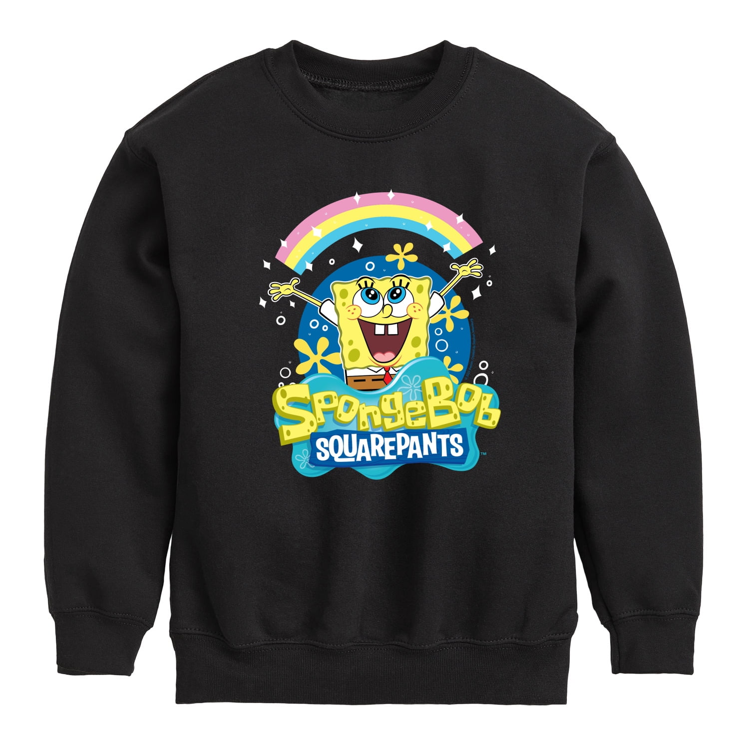 SpongeBob SquarePants - Rainbow Spongebob - Toddler & Youth Crewneck ...