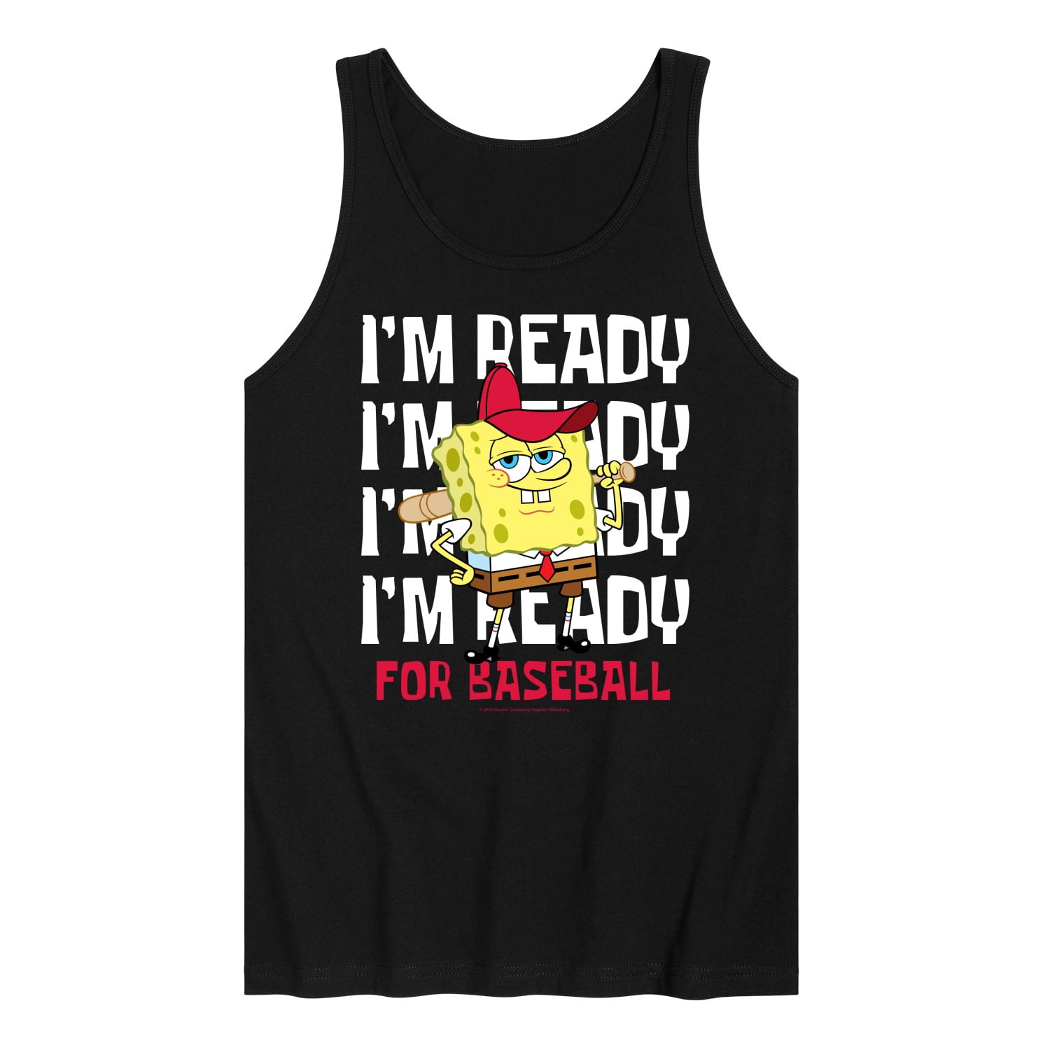 SpongeBob SquarePants - Ready For Baseball - Men's Jersey Tank Top ...