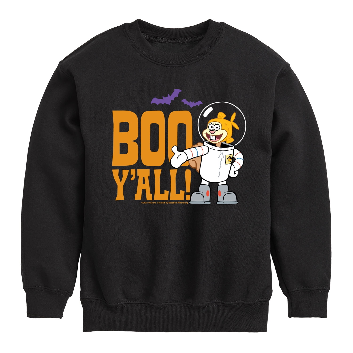 SpongeBob SquarePants - Sandy Boo Y'all - Toddler And Youth Crewneck ...