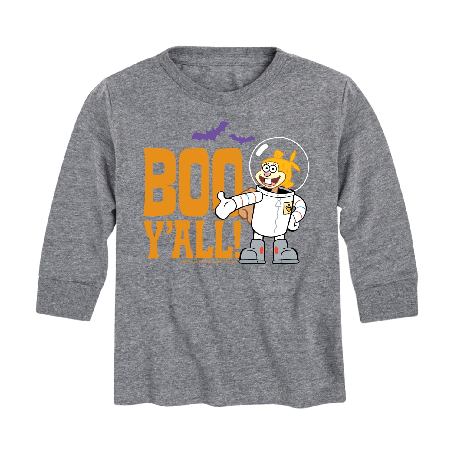 SpongeBob SquarePants - Sandy Boo Y'all - Toddler And Youth Long Sleeve ...