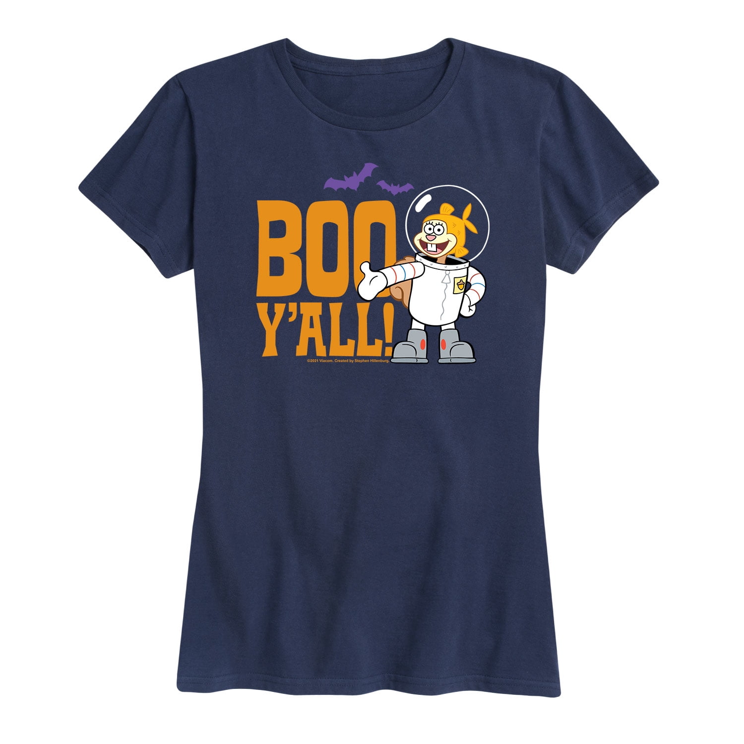 SpongeBob SquarePants - Sandy Boo Y'all - Women's Short Sleeve Graphic ...