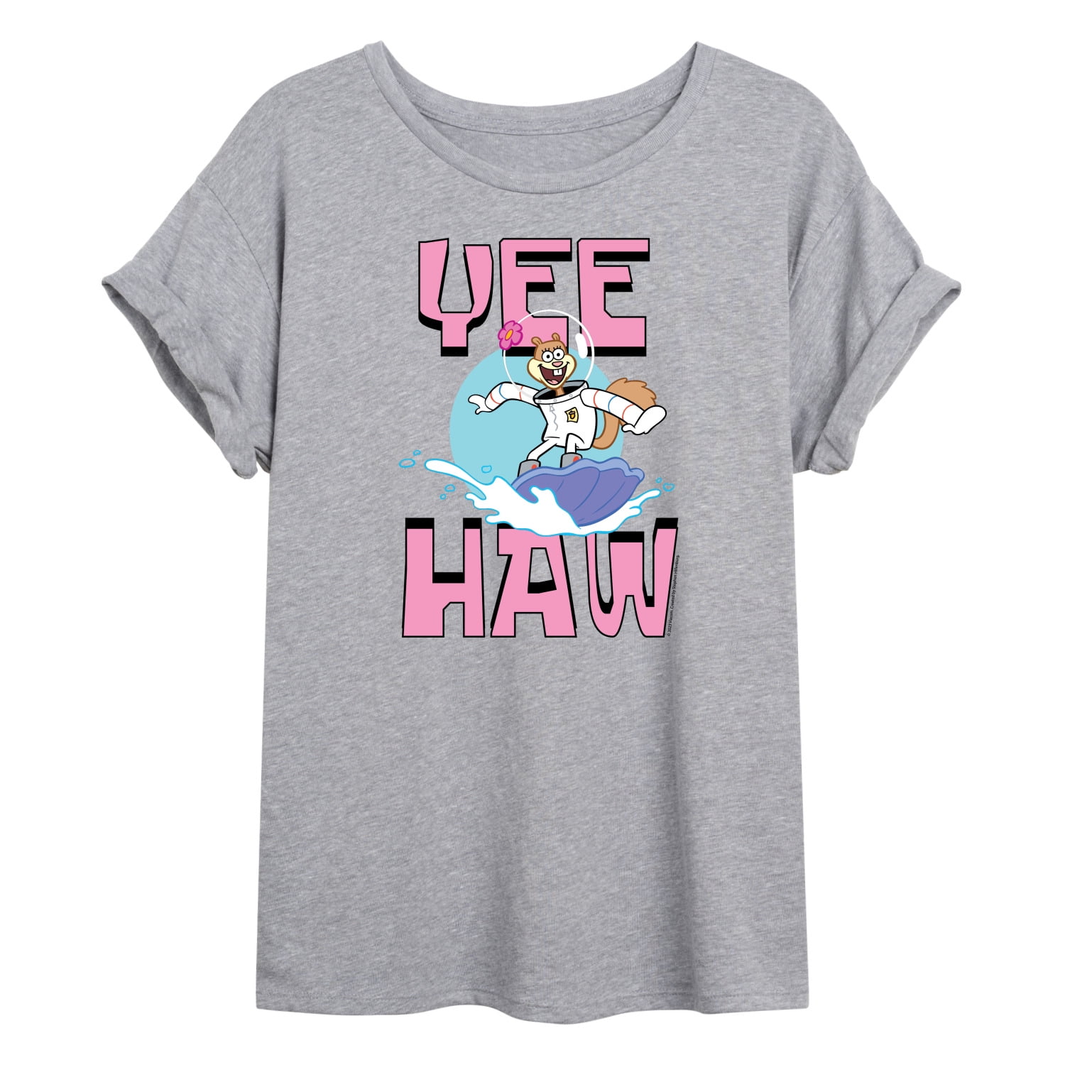 SpongeBob SquarePants - Sandy Cheeks - Women's Oversized T-Shirt ...