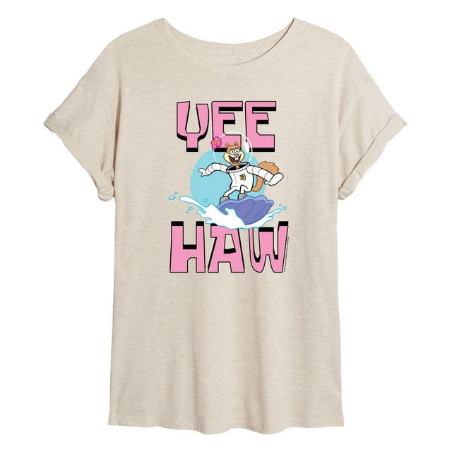 SpongeBob SquarePants - Sandy Cheeks - Juniors Ideal Flowy Muscle T ...
