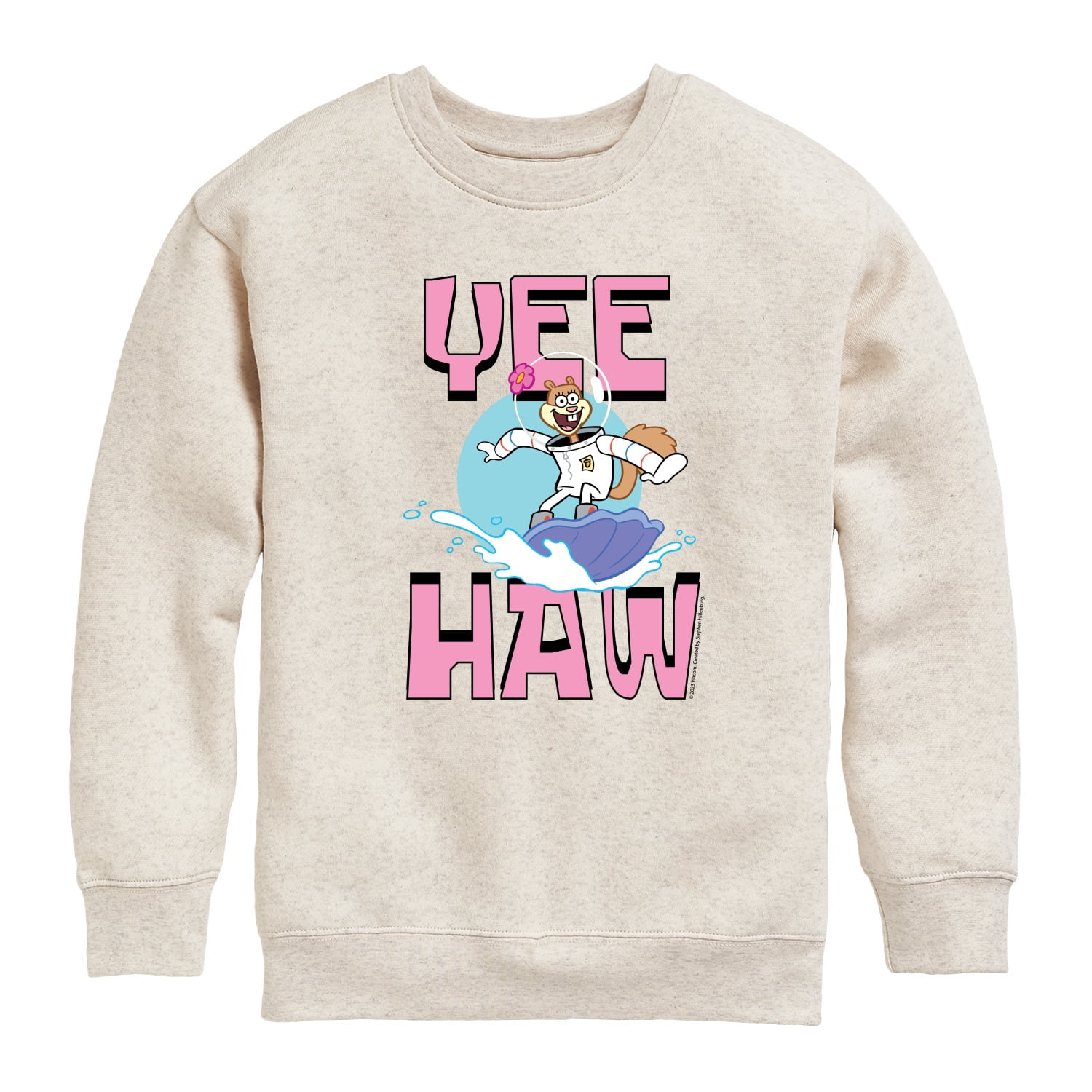 SpongeBob SquarePants - Sandy Cheeks - Toddler & Youth Crewneck Fleece ...