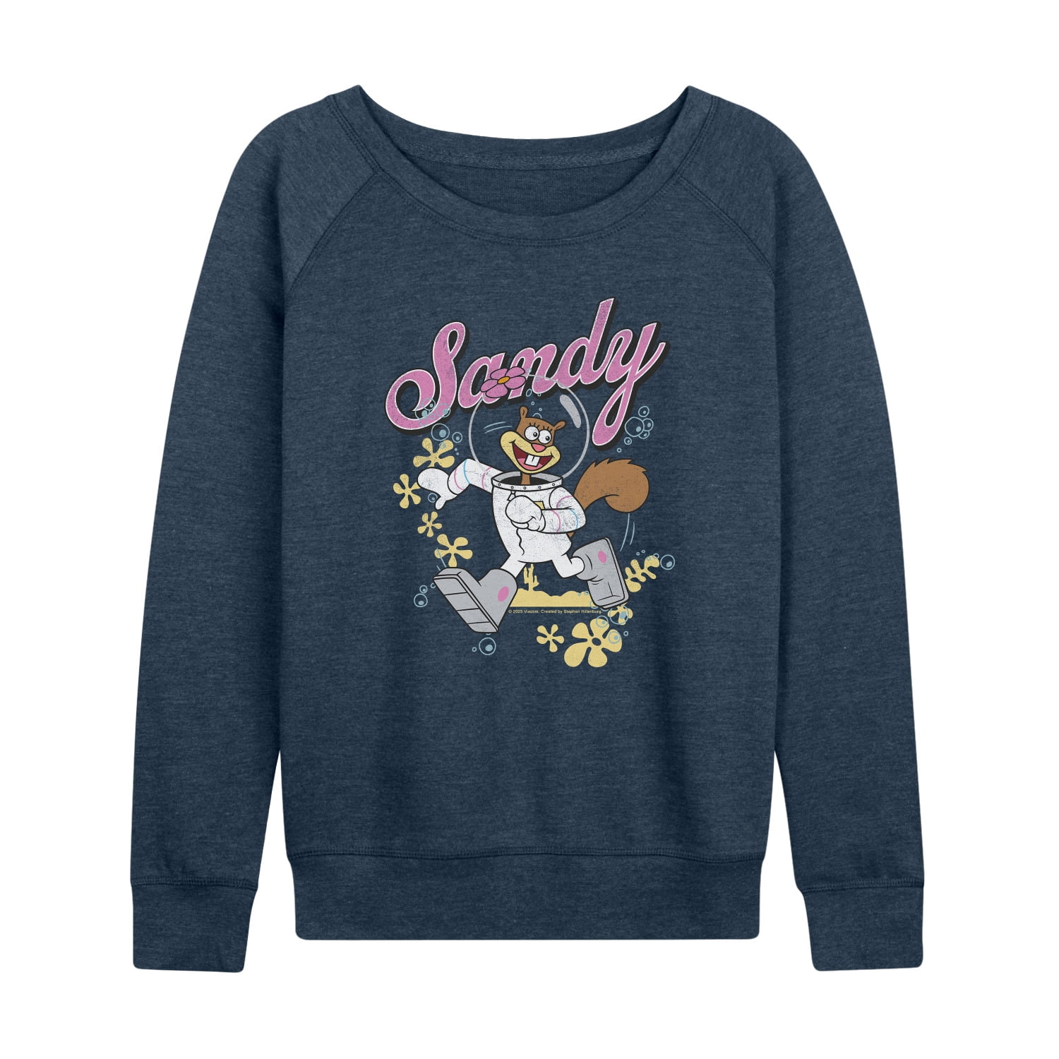 SpongeBob SquarePants - Sandy Squirrel Run - Women's French Terry Long ...