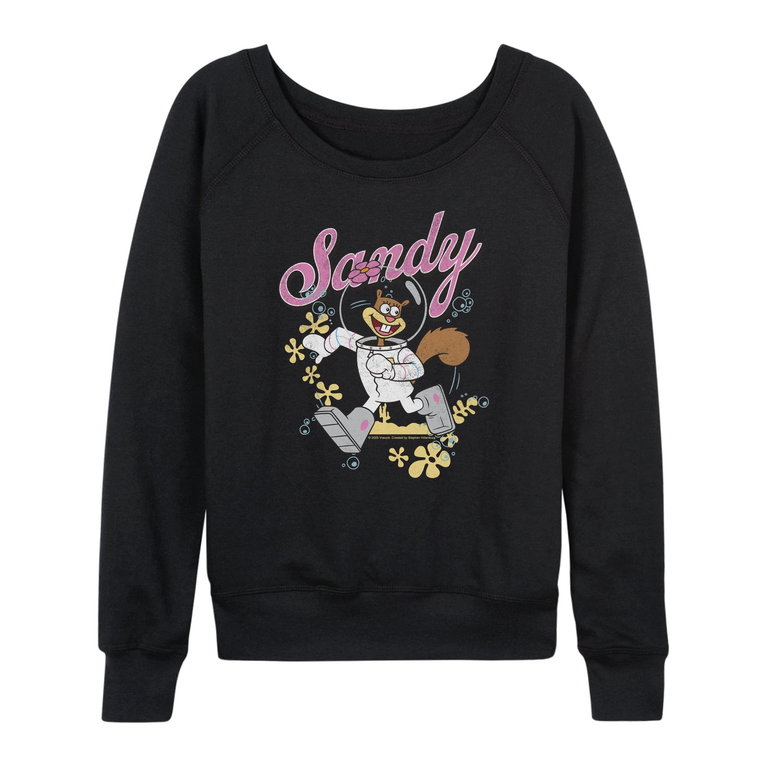 SpongeBob SquarePants - Sandy Squirrel Run - Women's French Terry Long ...