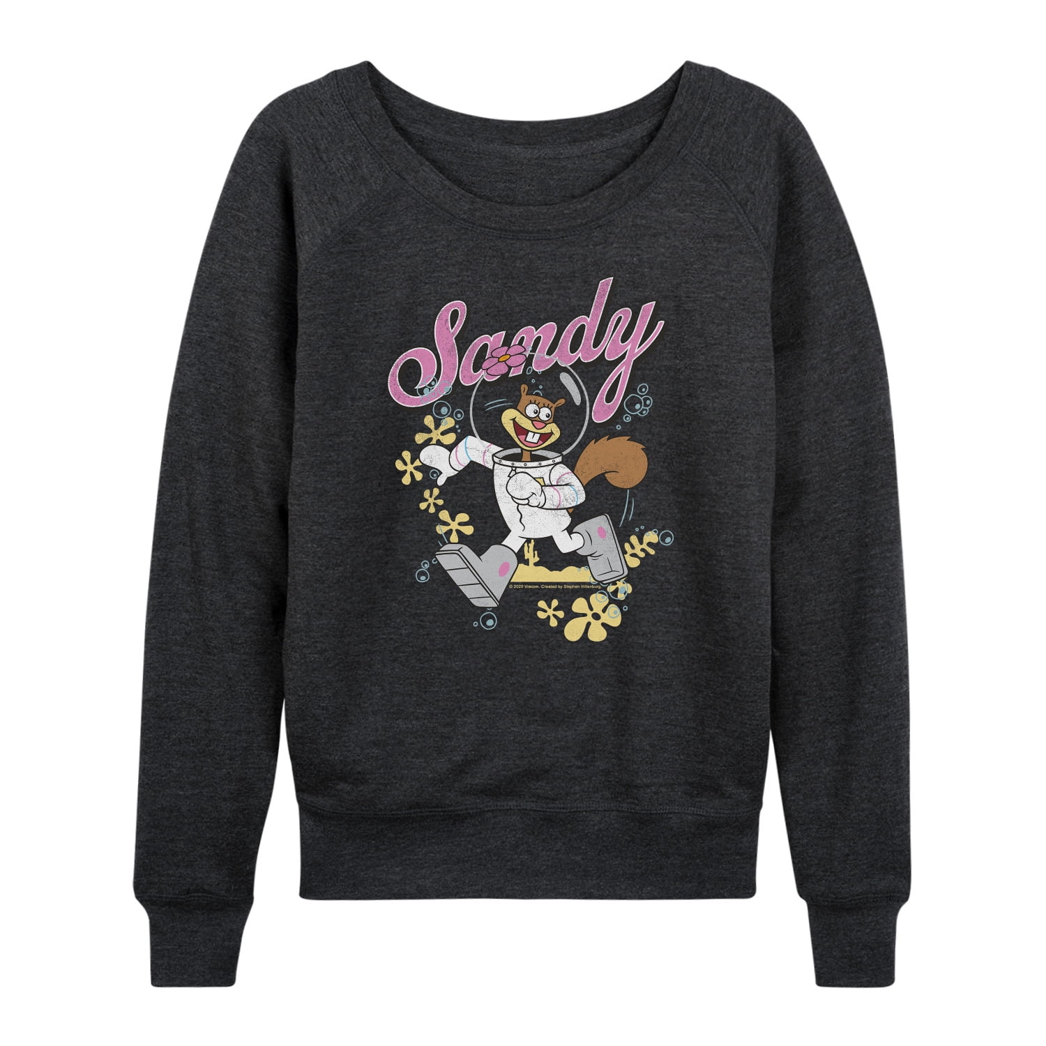 SpongeBob SquarePants - Sandy Squirrel Run - Women's French Terry Long ...