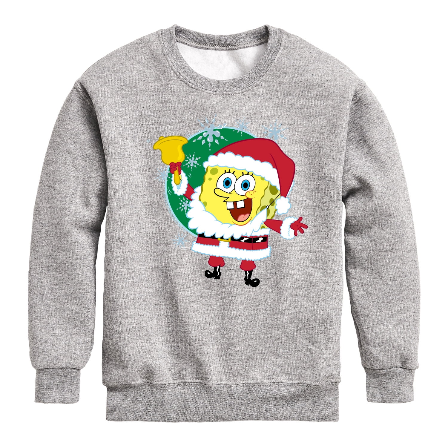 SpongeBob SquarePants - Santa Spongebob - Toddler & Youth Crewneck ...