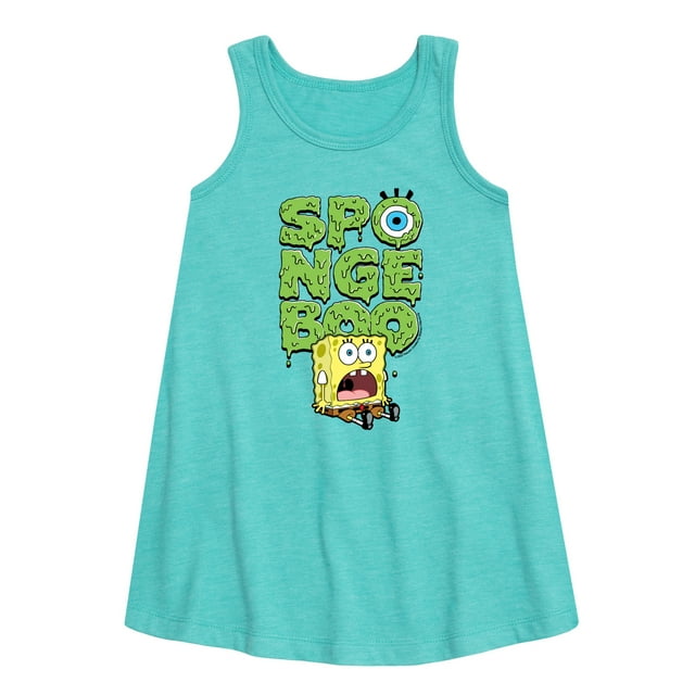 SpongeBob SquarePants - Scardey Pants - Girls Aline Dress - Walmart.com