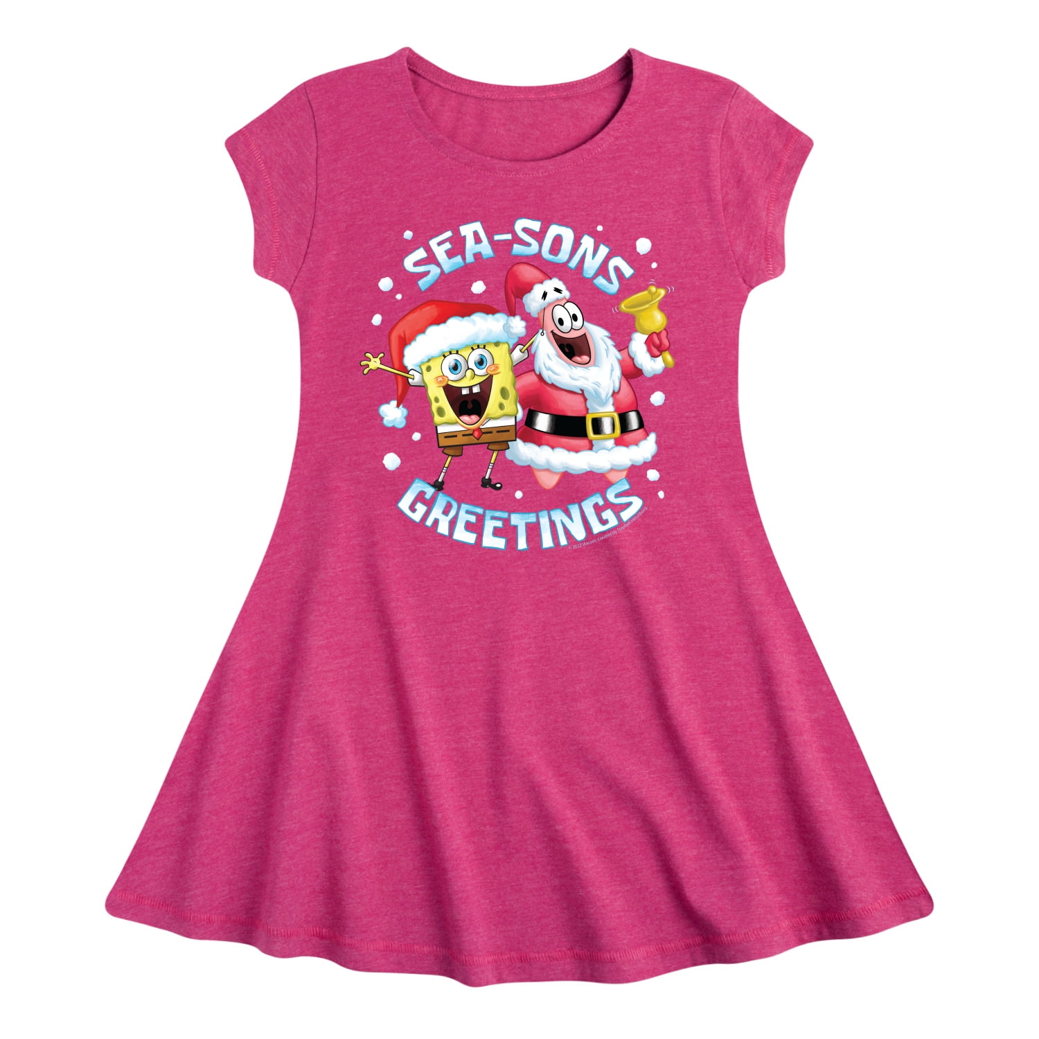SpongeBob SquarePants - Seasons Greetings - Toddler And Youth Girls Fit ...